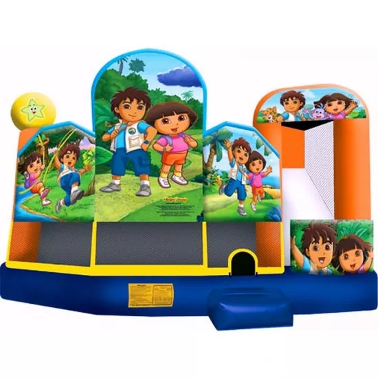 Dora And Diego Bounce House Combo Five For Sale